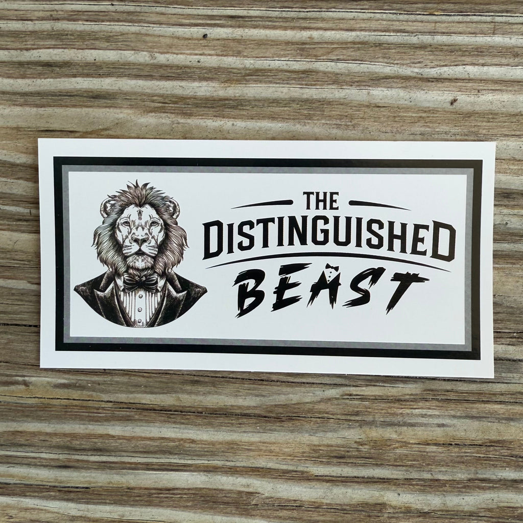 Beast Tuxedo Vinyl Sticker – The Distinguished Beast